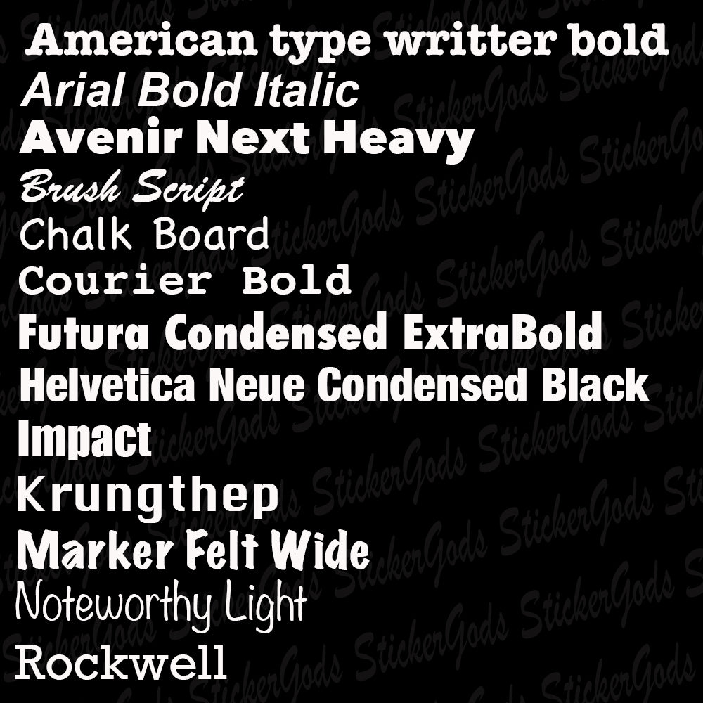 CUSTOM DECALS – Untold Love